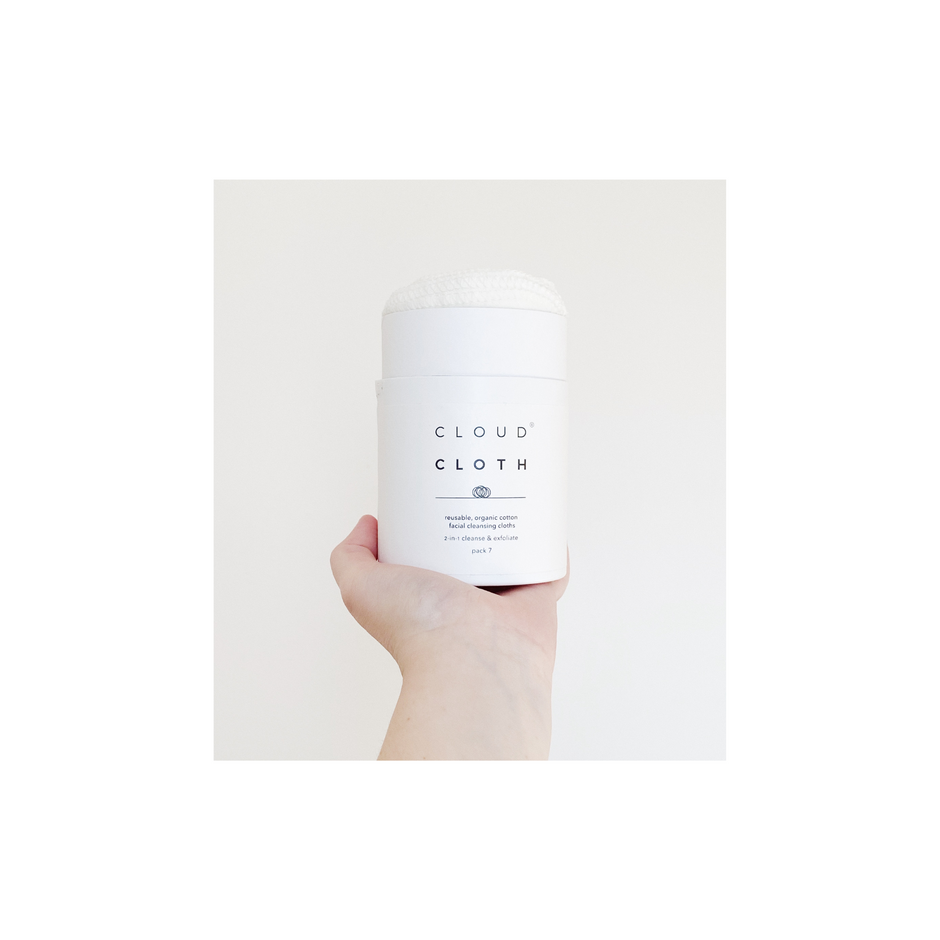 CloudCloth® Reusable Organic Cotton Cleansing Face Cloths